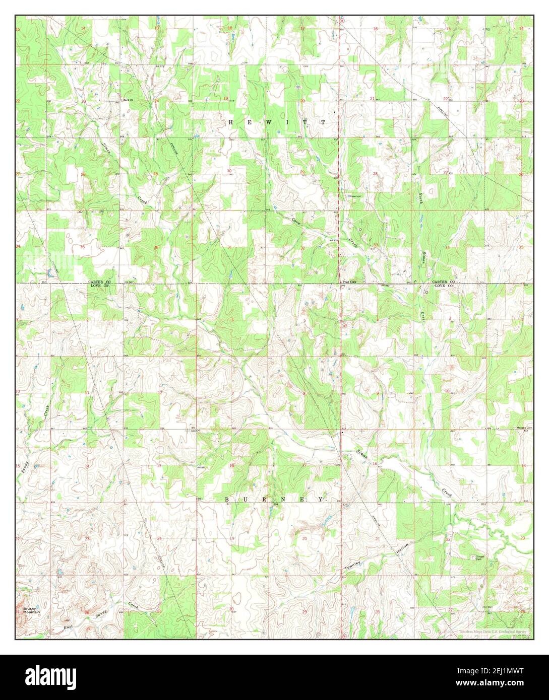 Healdton oklahoma map hi-res stock photography and images - Alamy