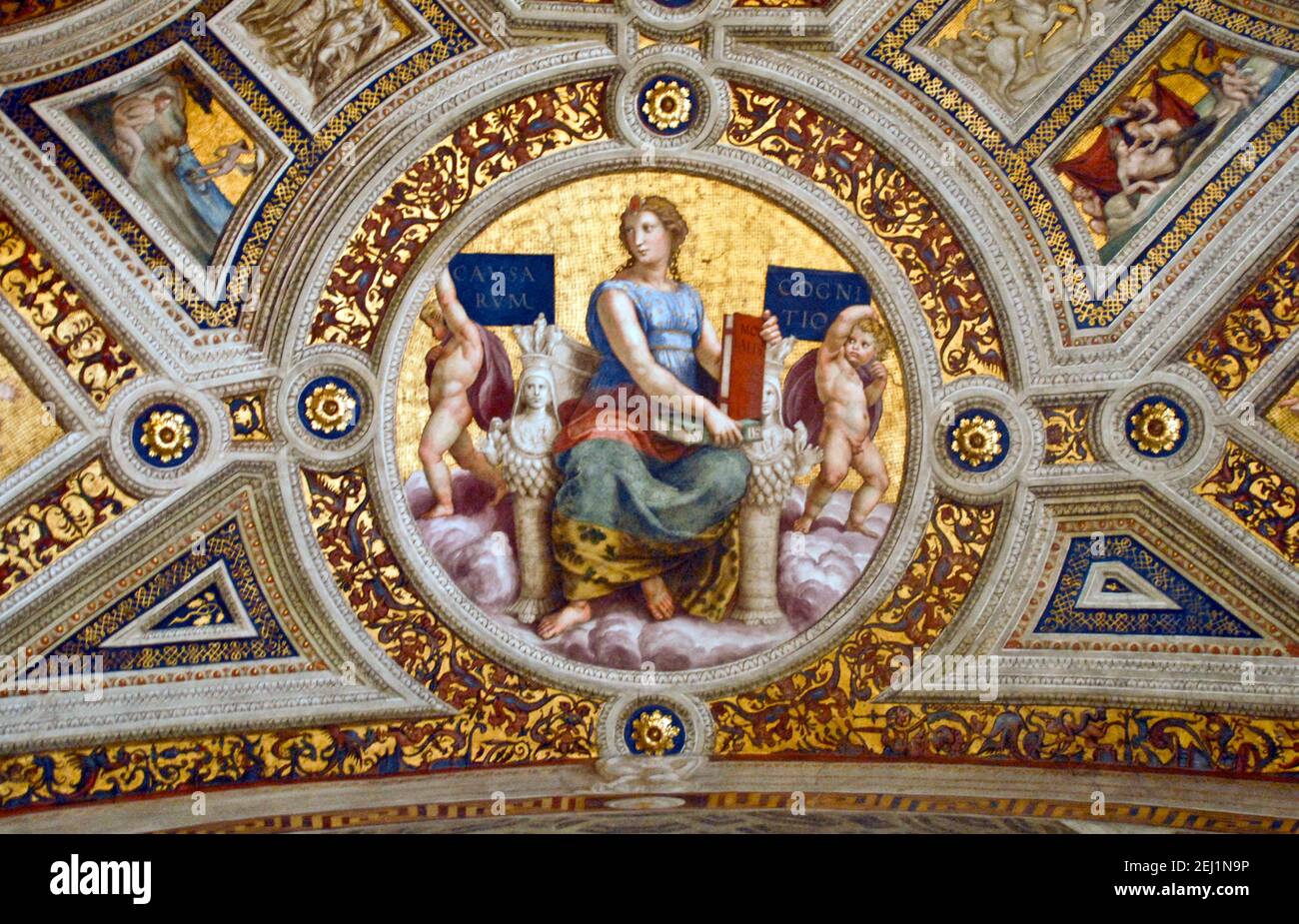 Roman ceiling art hi-res stock photography and images - Alamy