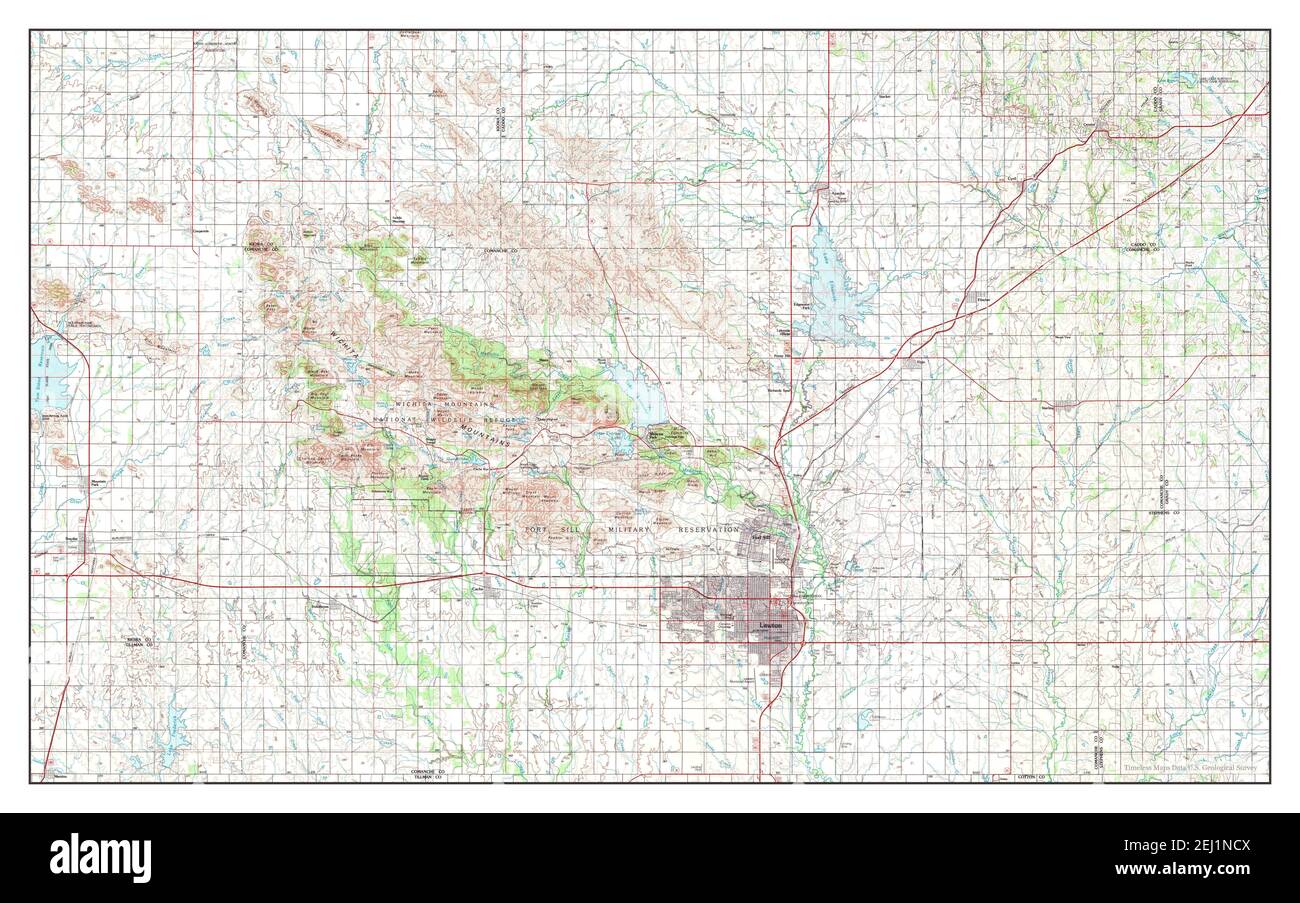 Map Of Lawton High Resolution Stock Photography and Images - Alamy