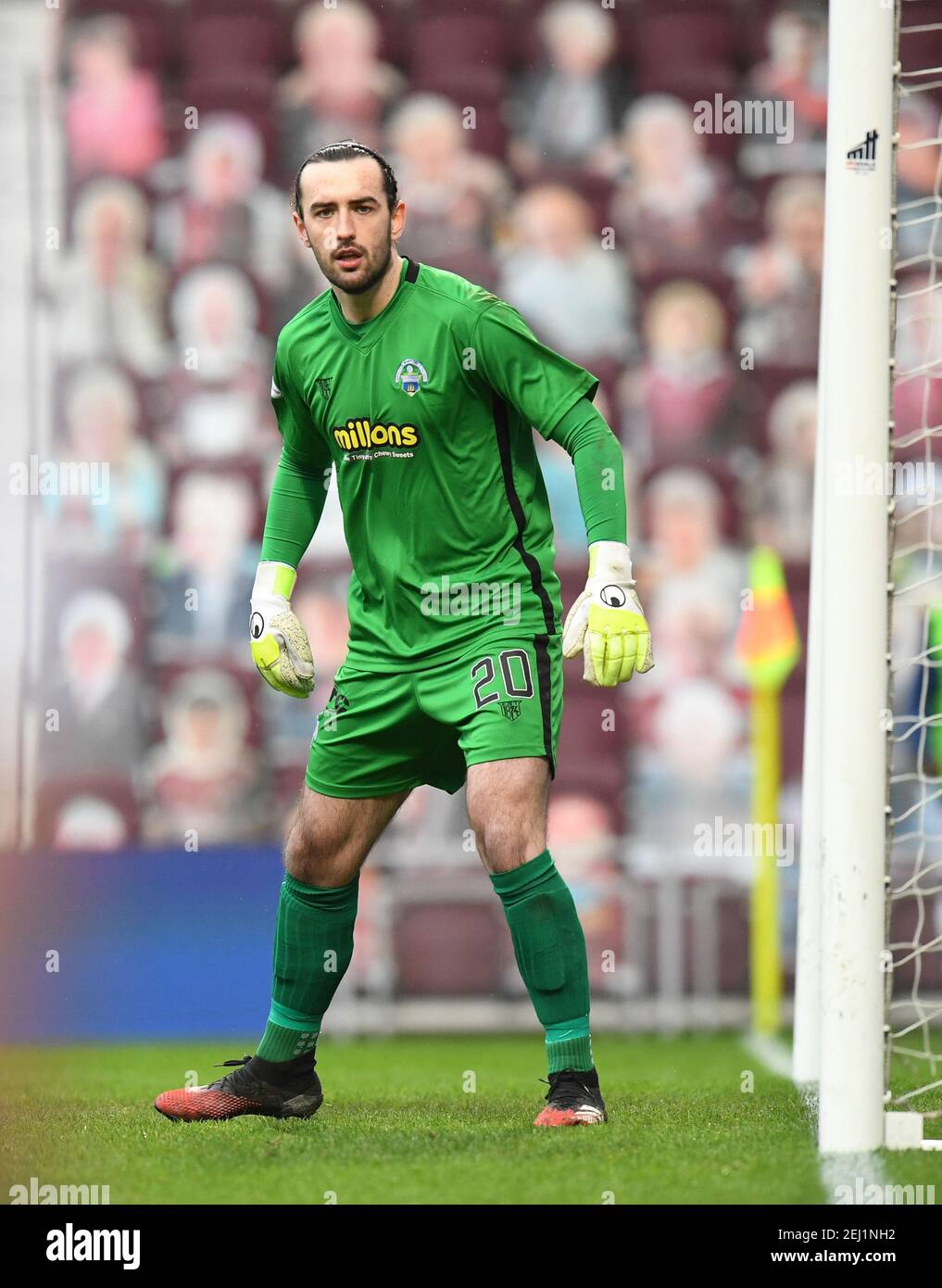 Tynecastle Park, Edinburgh, Scotland. UK .20th- Feb-21. Scottish ...