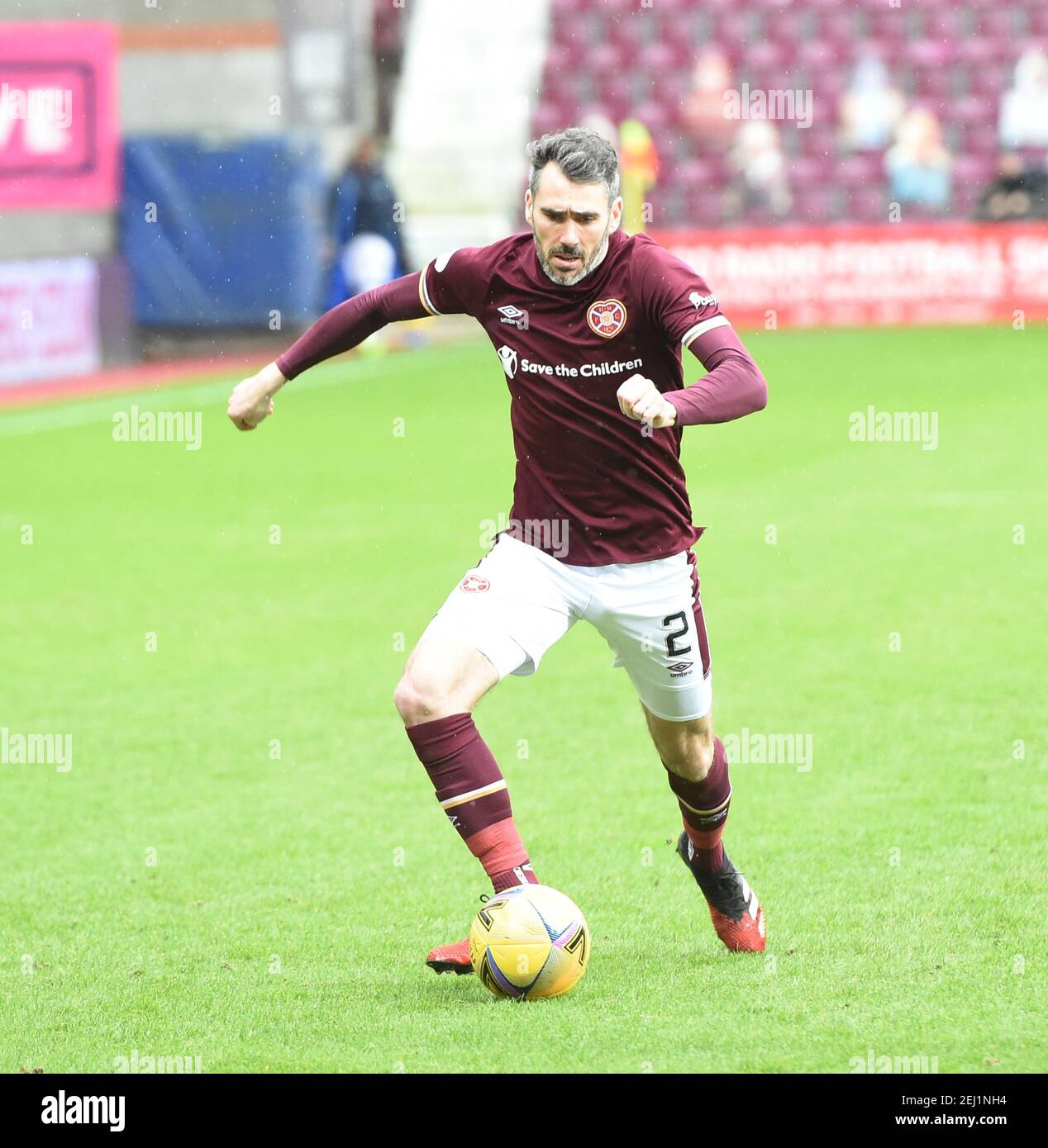 Tynecastle Park, Edinburgh, Scotland. UK .20th- Feb-21. Scottish ...