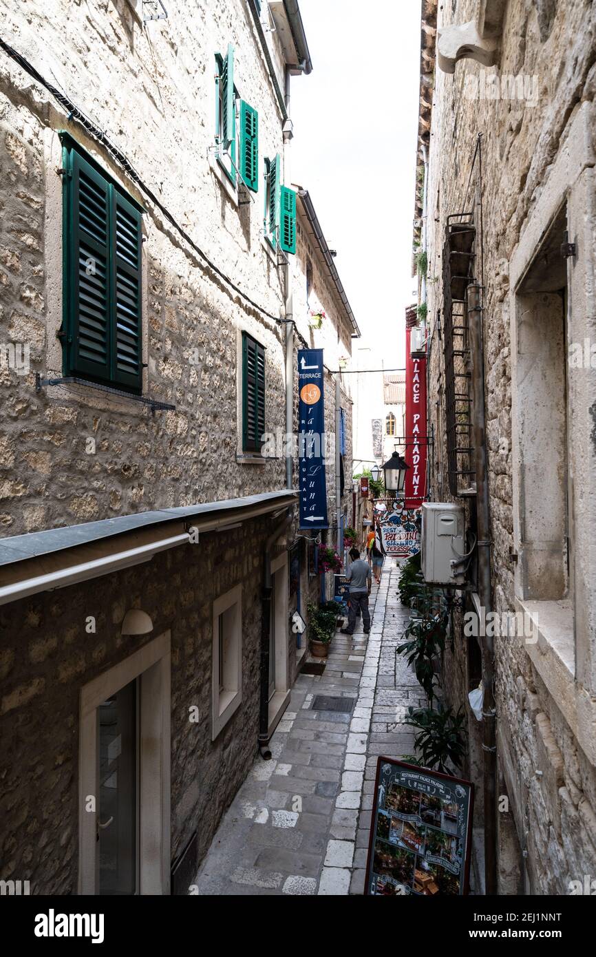 Beautiful Old Town on the island of Hvar, Croatia Stock Photo - Alamy