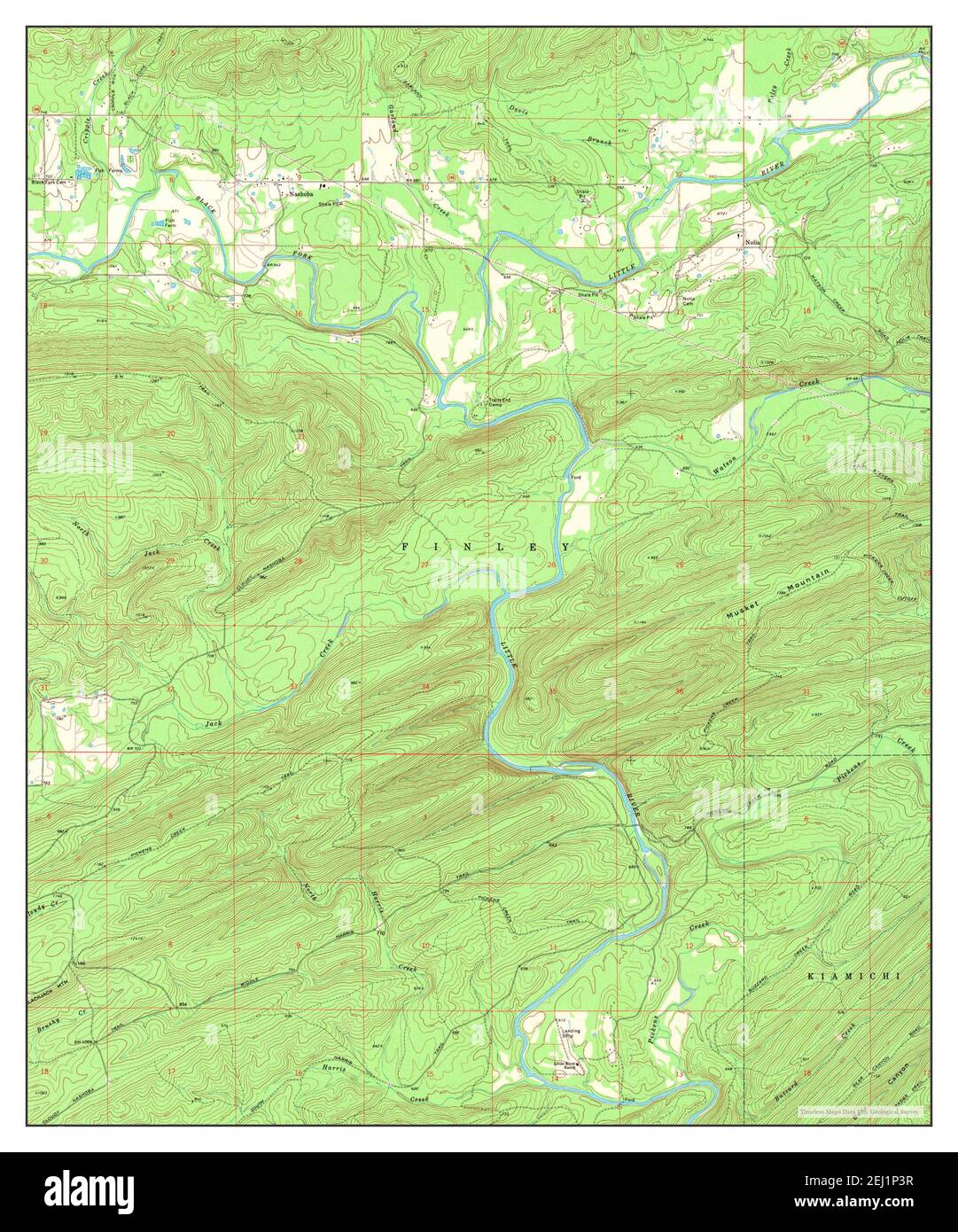Nashoba, Oklahoma, map 1972, 1:24000, United States of America by ...