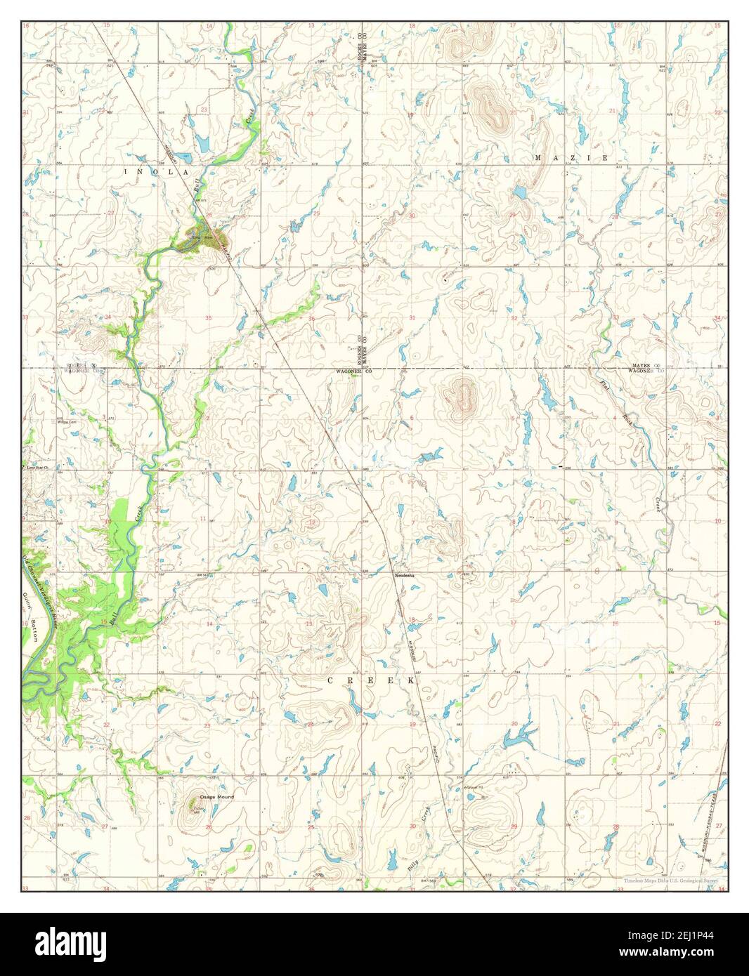 Neodesha, Oklahoma, map 1963, 1:24000, United States of America by ...