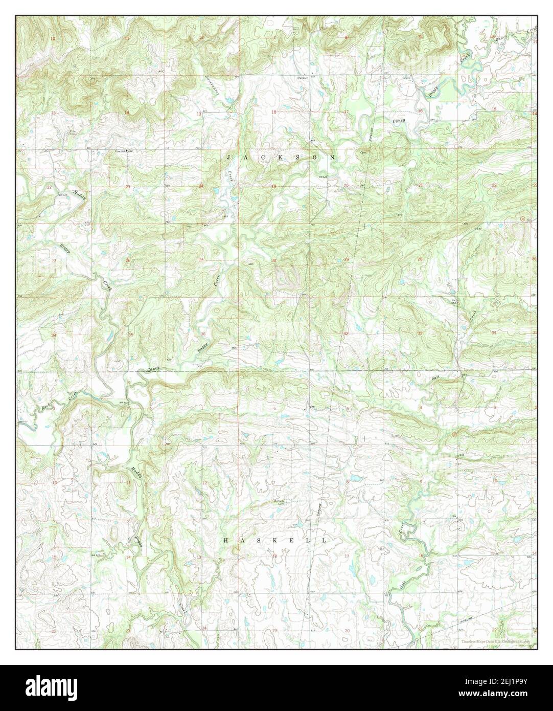 Parker, Oklahoma, map 1967, 1:24000, United States of America by ...