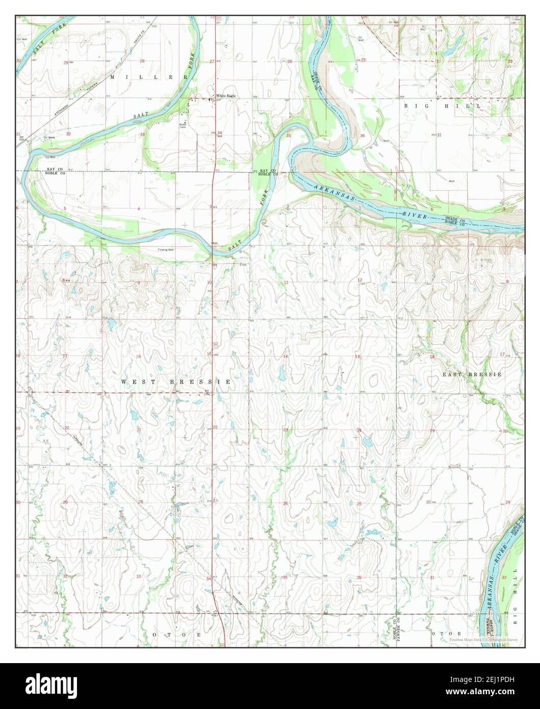 Map of ponca hi-res stock photography and images - Alamy