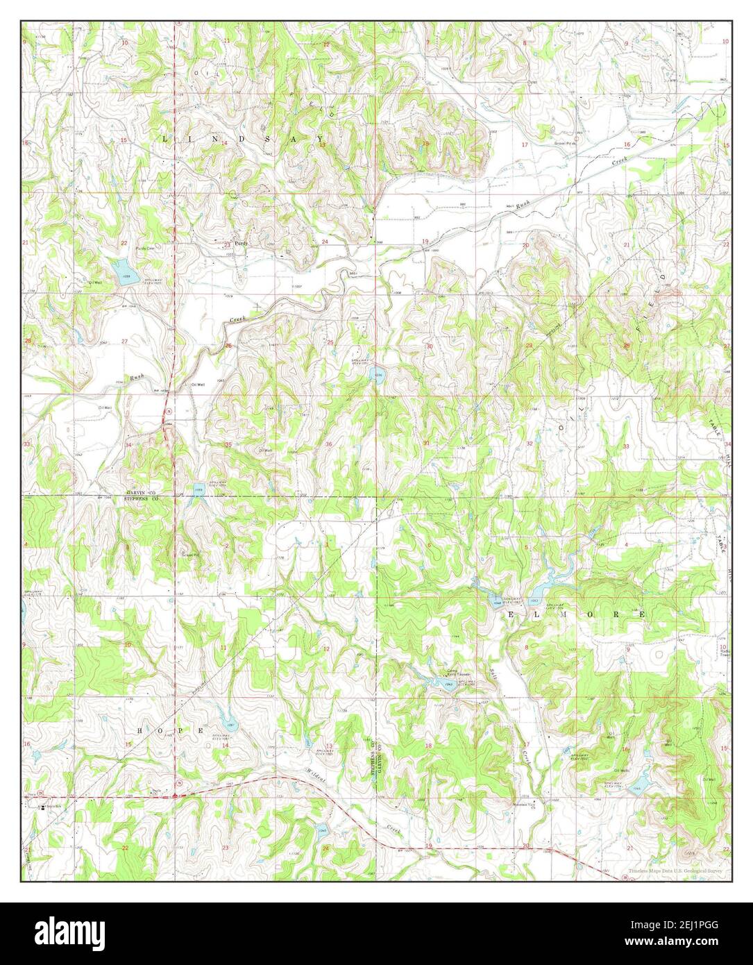 Purdy, Oklahoma, map 1974, 1:24000, United States of America by ...