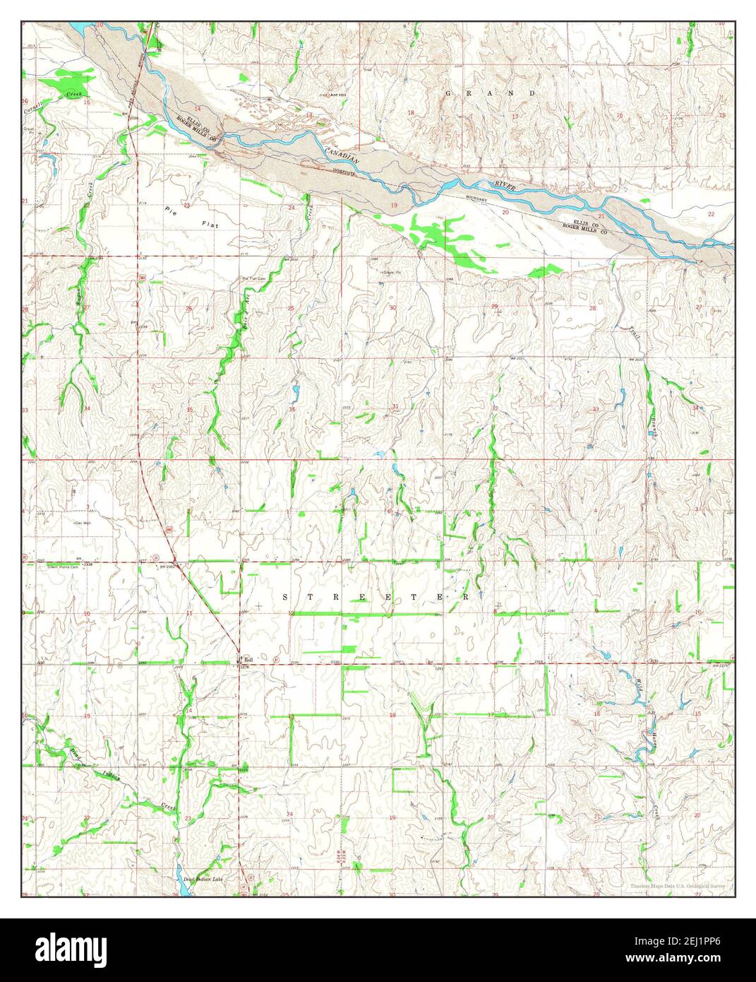 Roll oklahoma map hi-res stock photography and images - Alamy