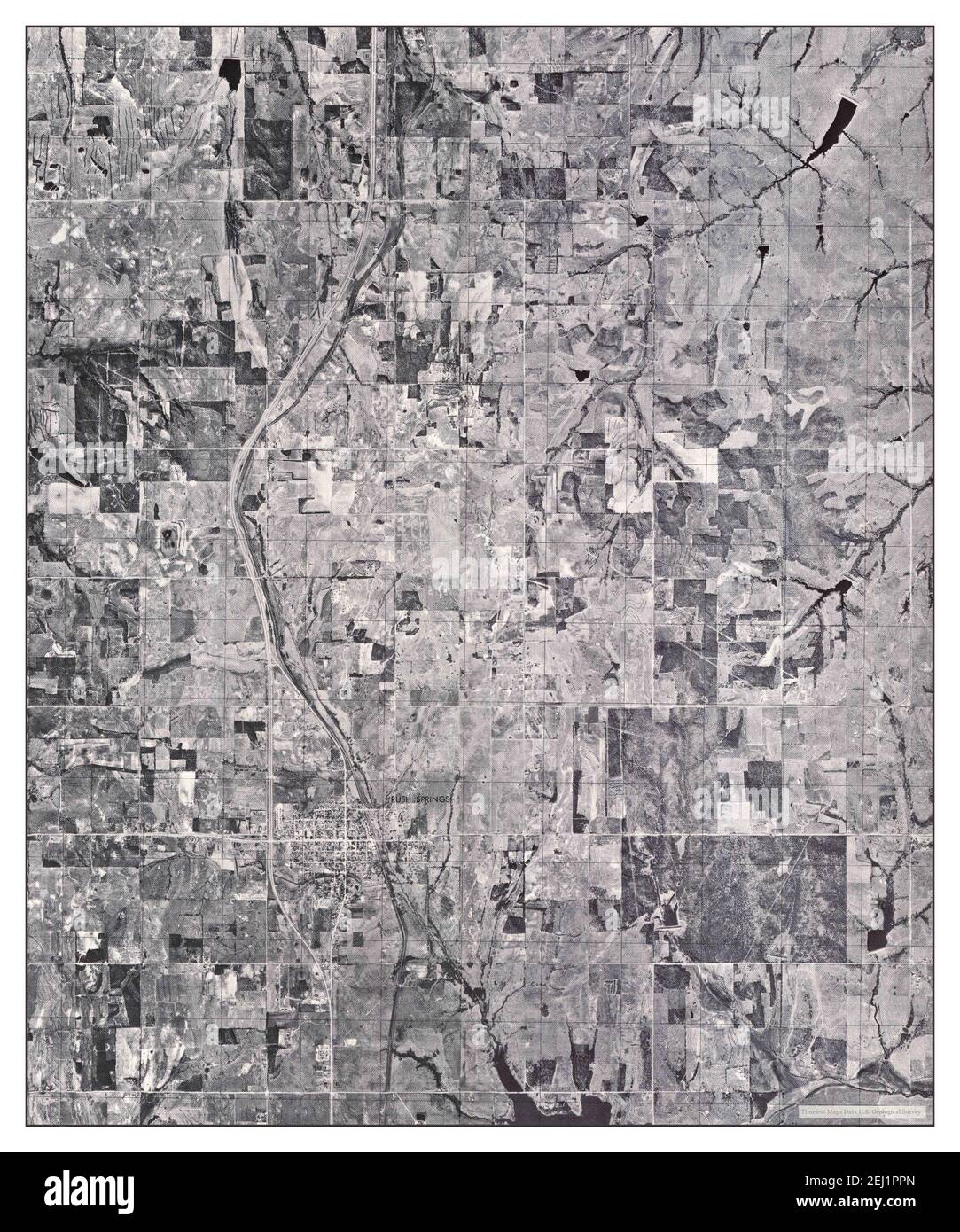 Map of rush springs hi-res stock photography and images - Alamy