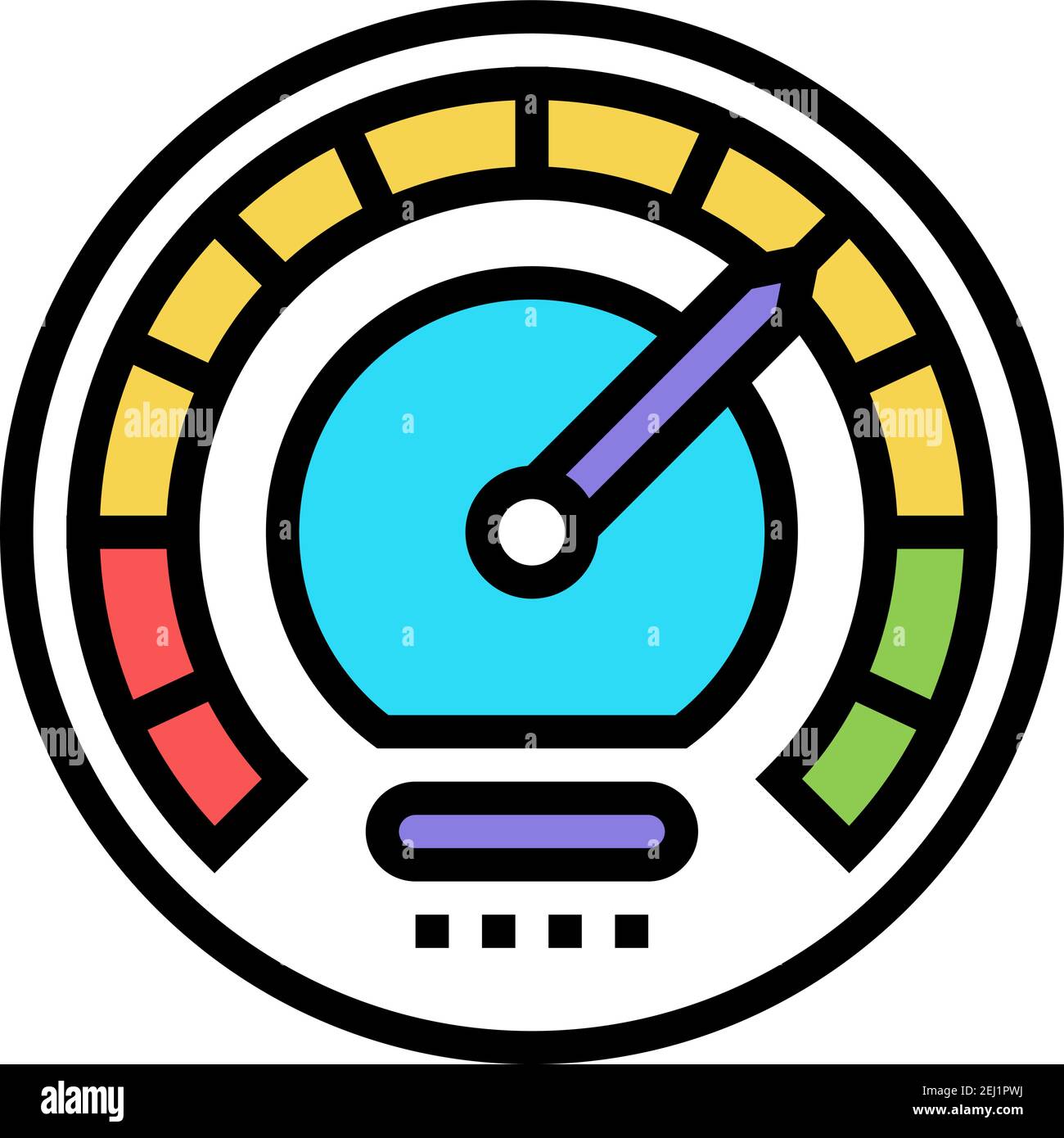 speed optimize color icon vector illustration Stock Vector Image & Art - Alamy