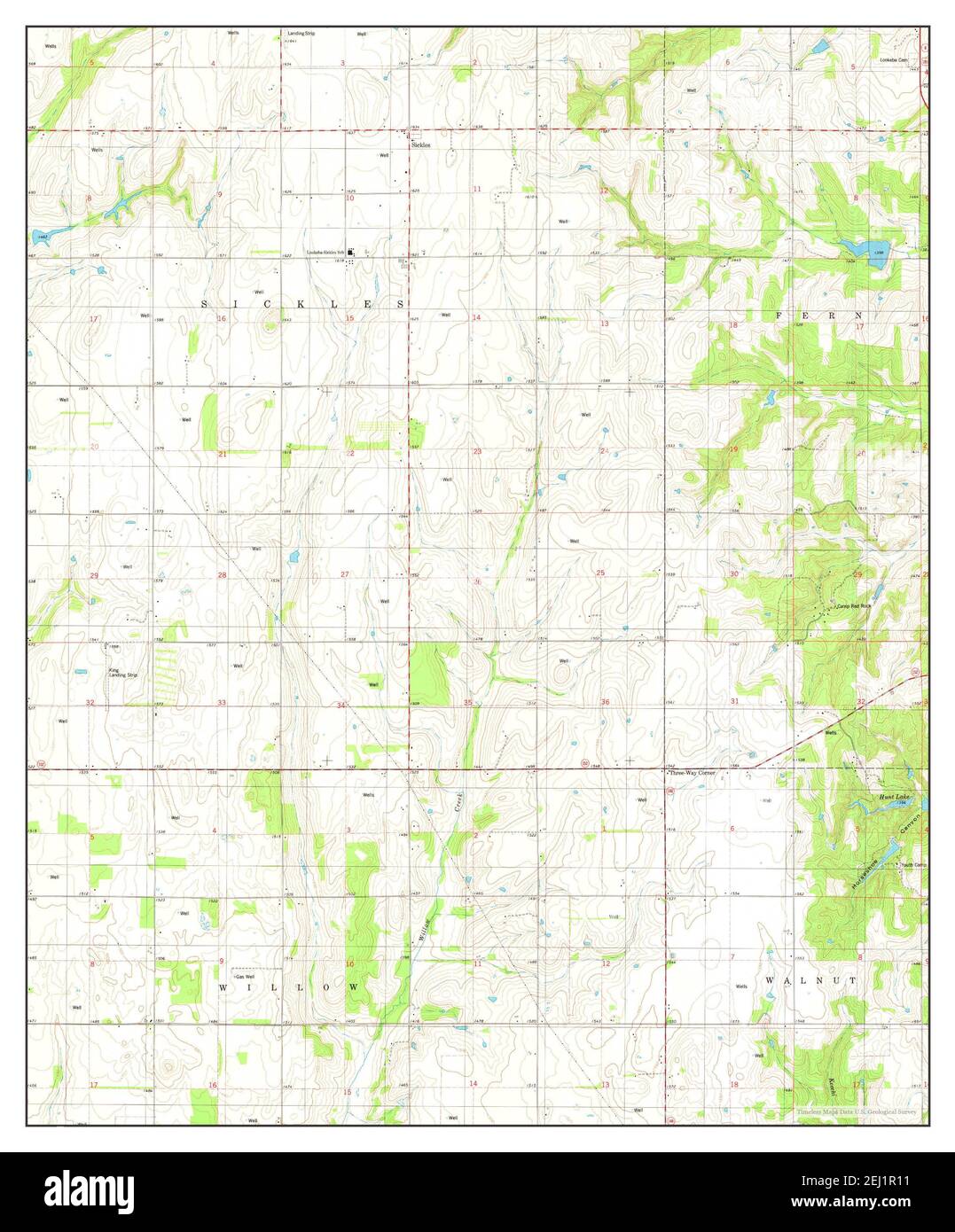 Sickles, Oklahoma, map 1979, 1:24000, United States of America by ...