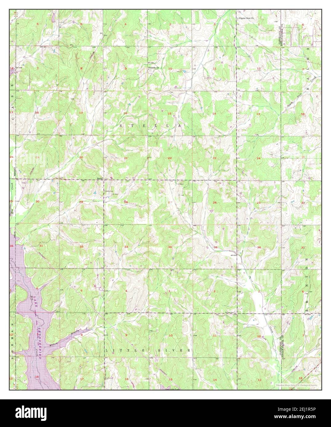 Stella, Oklahoma, map 1956, 1:24000, United States of America by ...