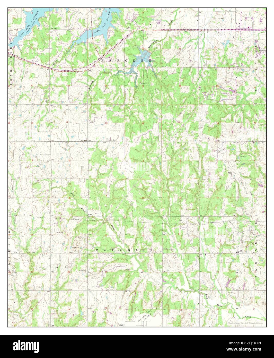 Map of stillwater oklahoma hi-res stock photography and images - Alamy