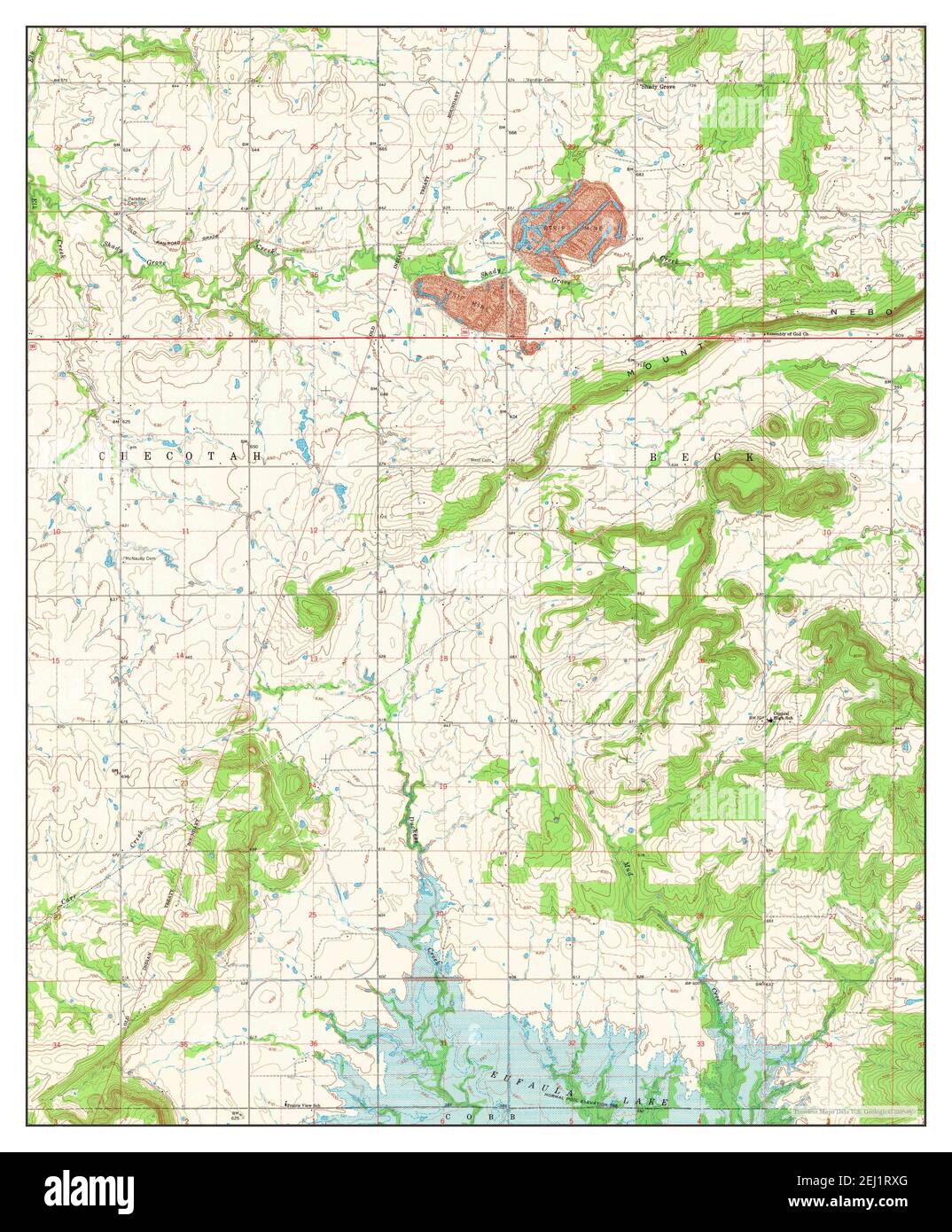 Warner NW, Oklahoma, map 1963, 1:24000, United States of America by ...