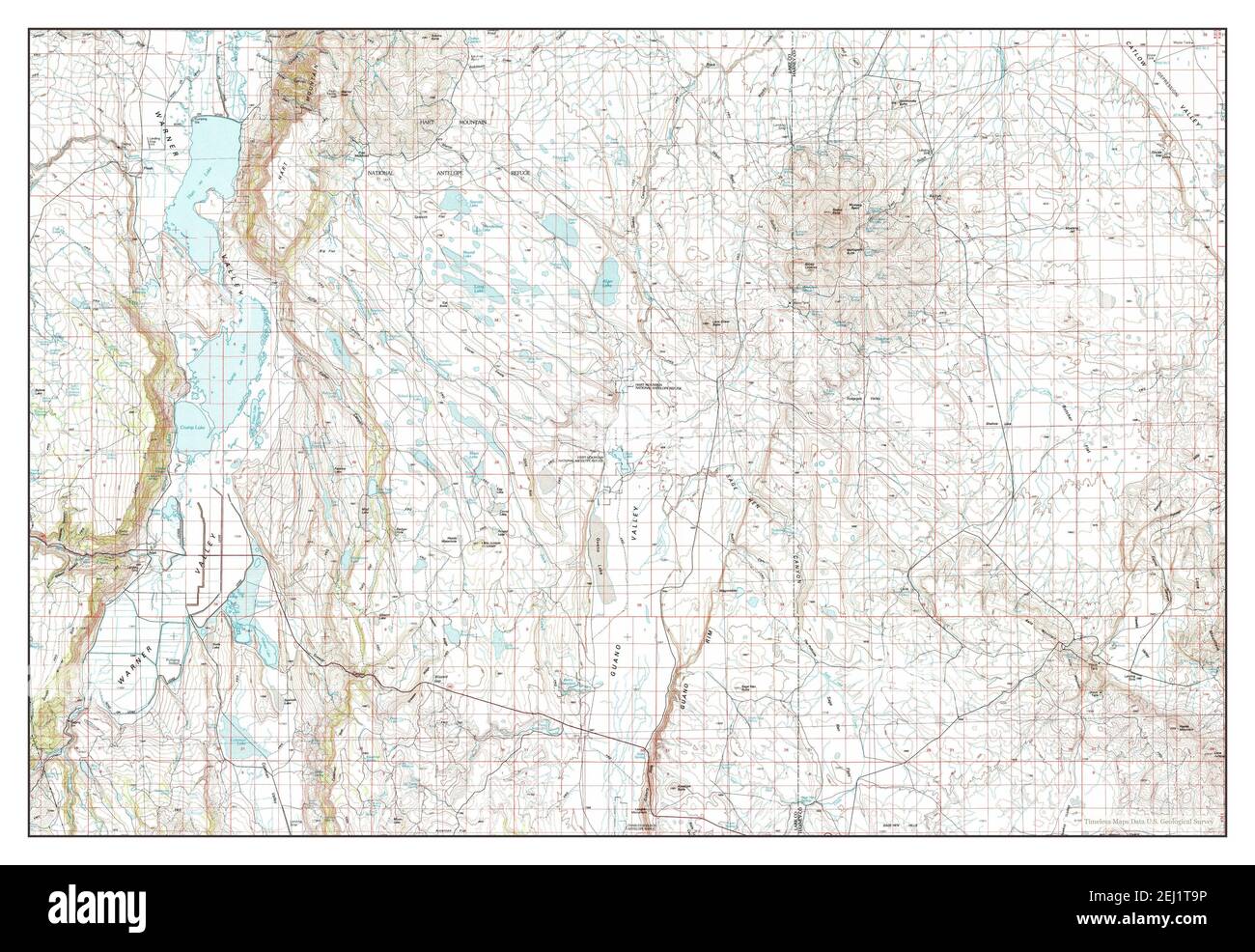 Adel oregon map hi-res stock photography and images - Alamy