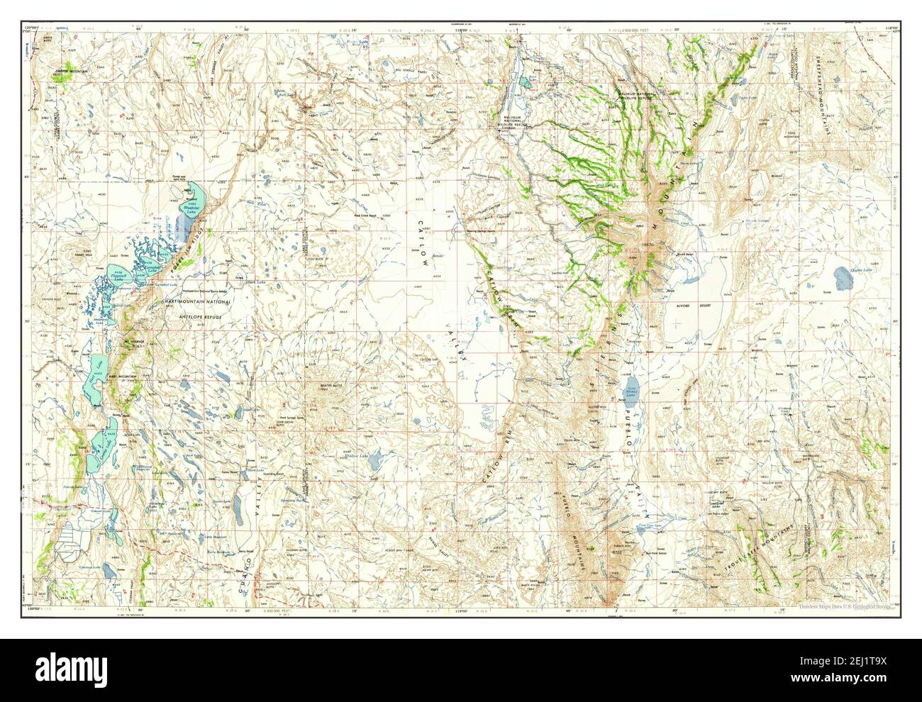 Adel oregon map hi-res stock photography and images - Alamy