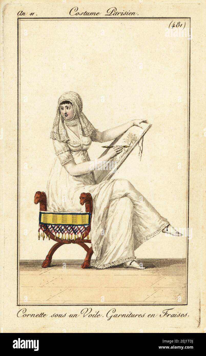 Cornette sous un voile hi-res stock photography and images - Alamy