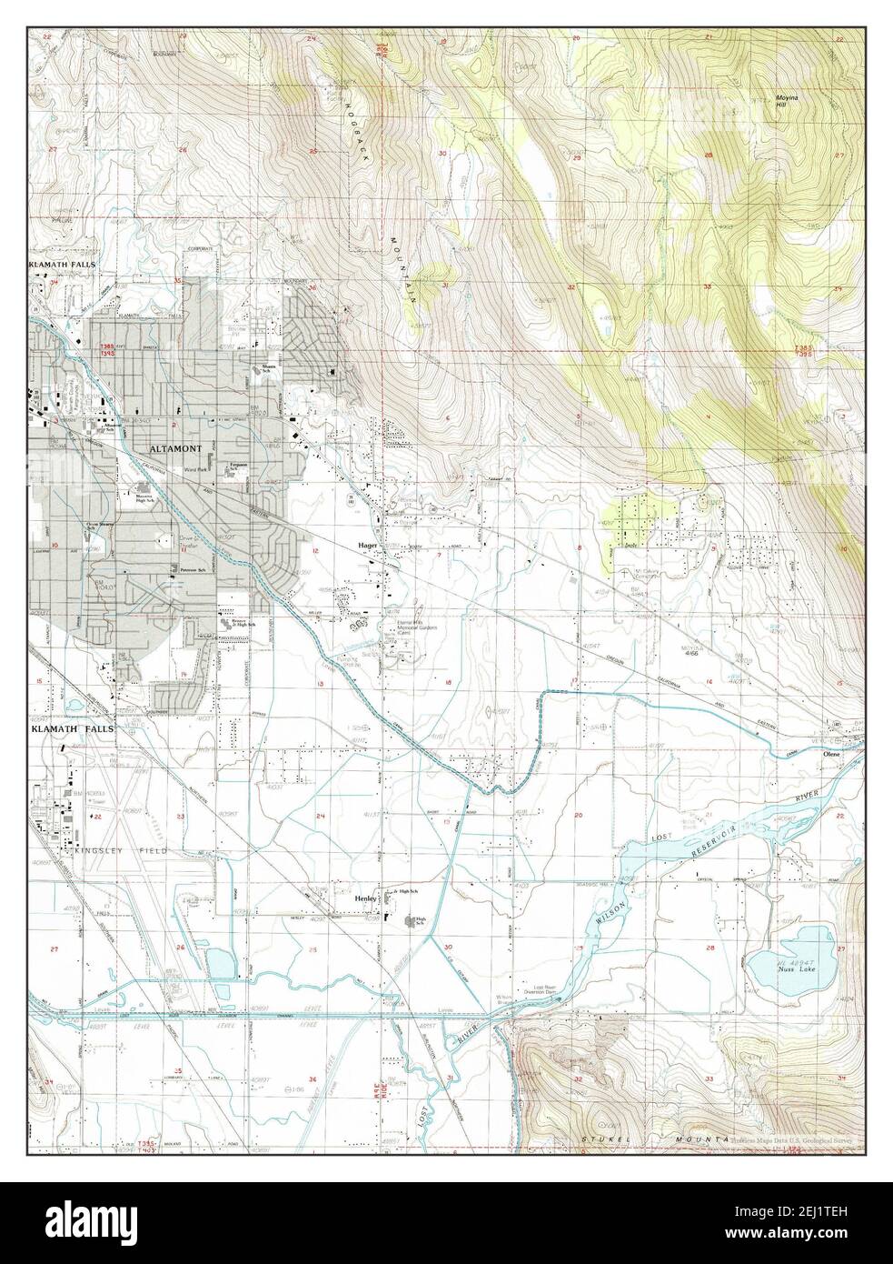 Map of altamont hi-res stock photography and images - Alamy