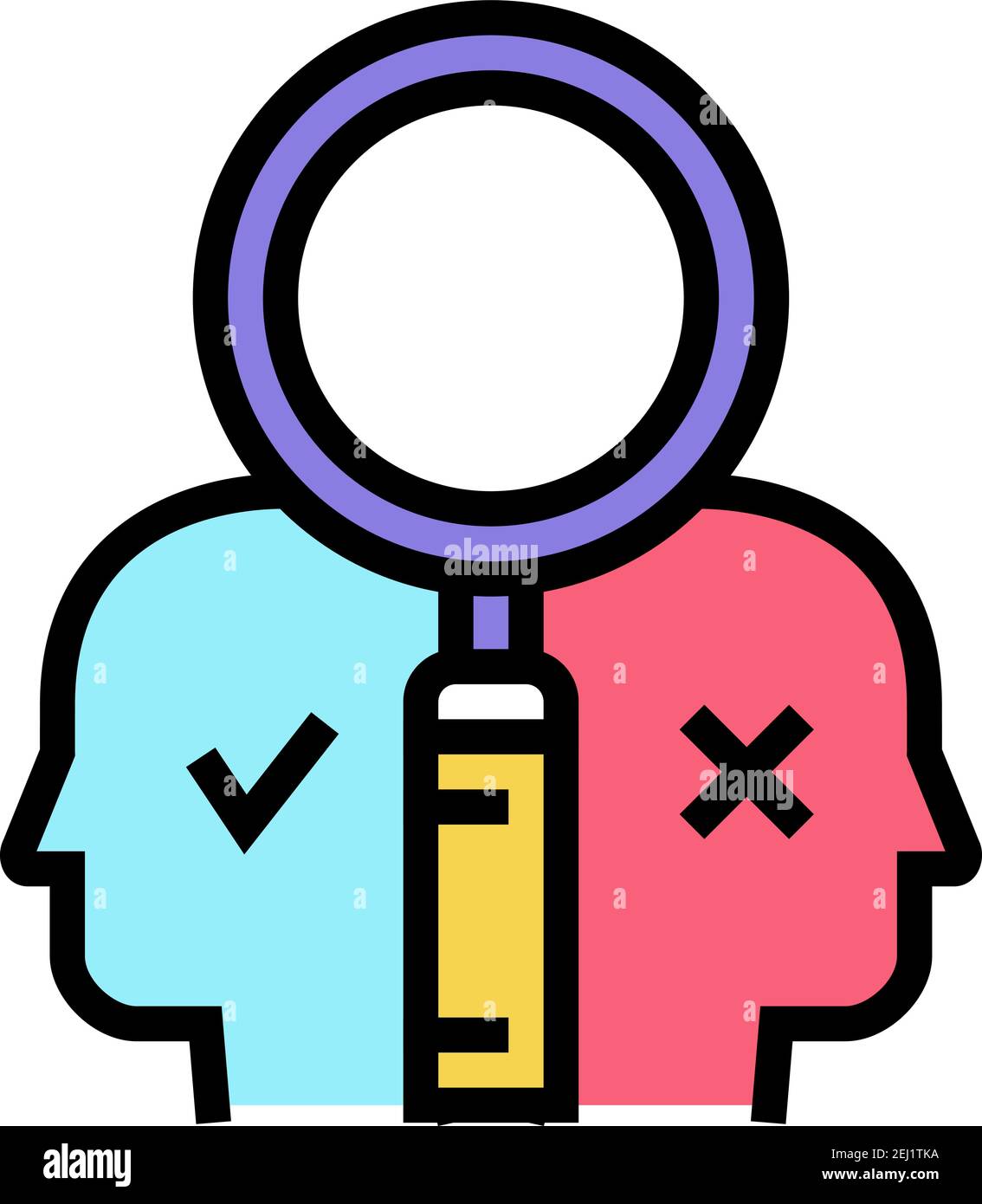 ethics philosophy color icon vector illustration Stock Vector Image ...