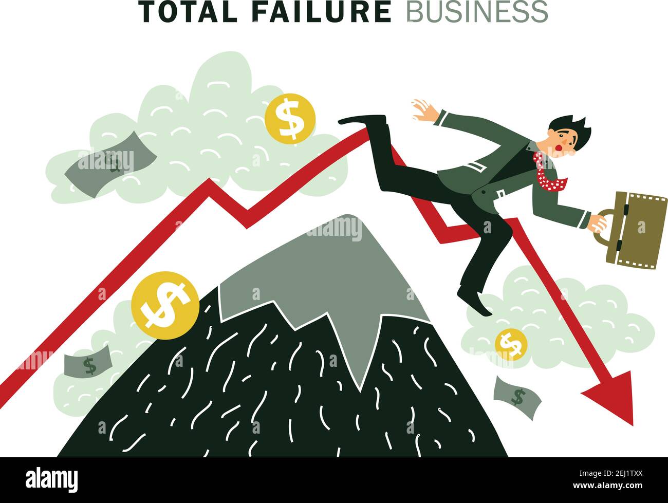 Total failure Stock Vector Images - Alamy