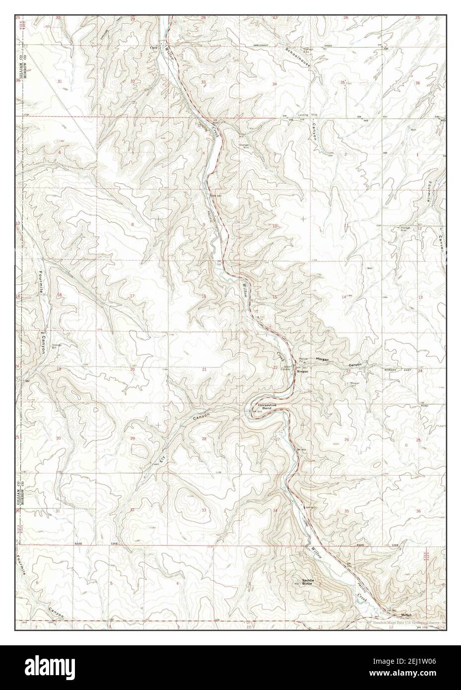 Cecil, Oregon, map 1968, 1:24000, United States of America by Timeless ...