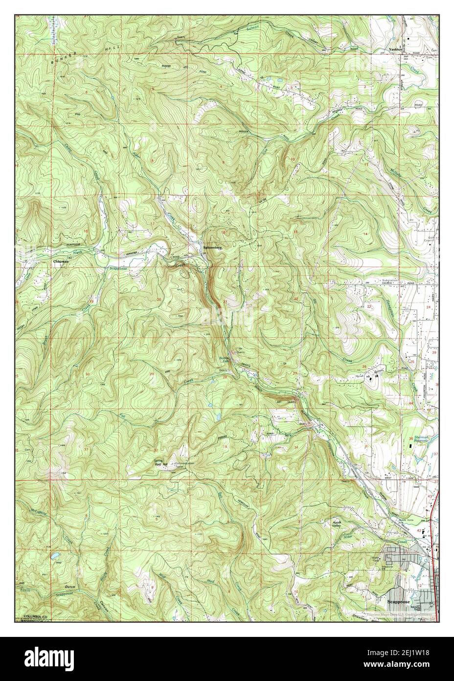 Chapman, Oregon, map 1990, 1:24000, United States of America by ...