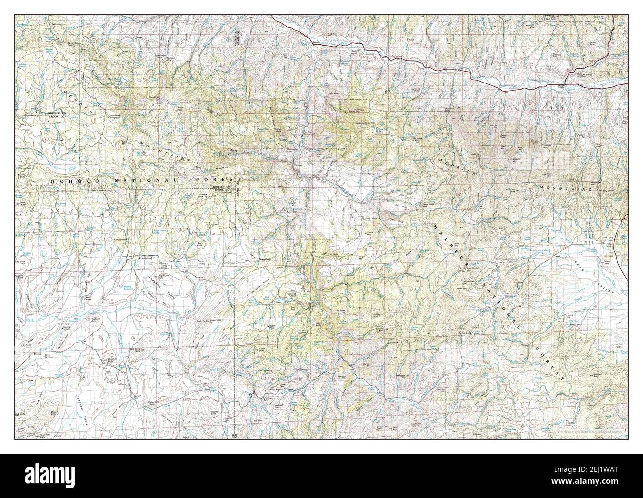 Dayville, Oregon, map 1981, 1:100000, United States of America by ...