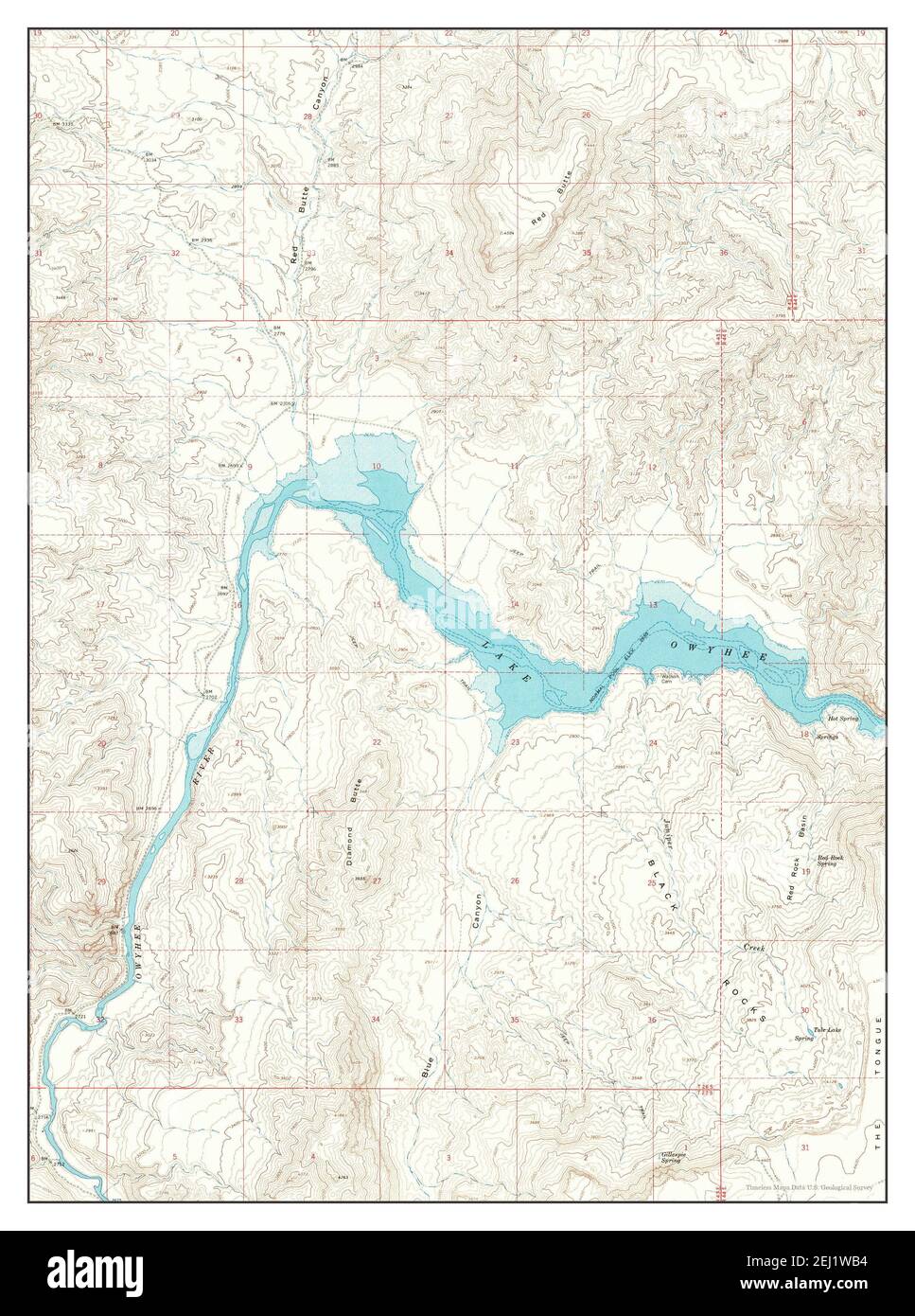 Diamond Butte, Oregon, map 1967, 1:24000, United States of America by ...