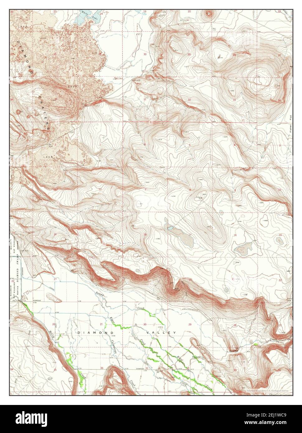 Diamond, Oregon, map 1967, 1:24000, United States of America by ...