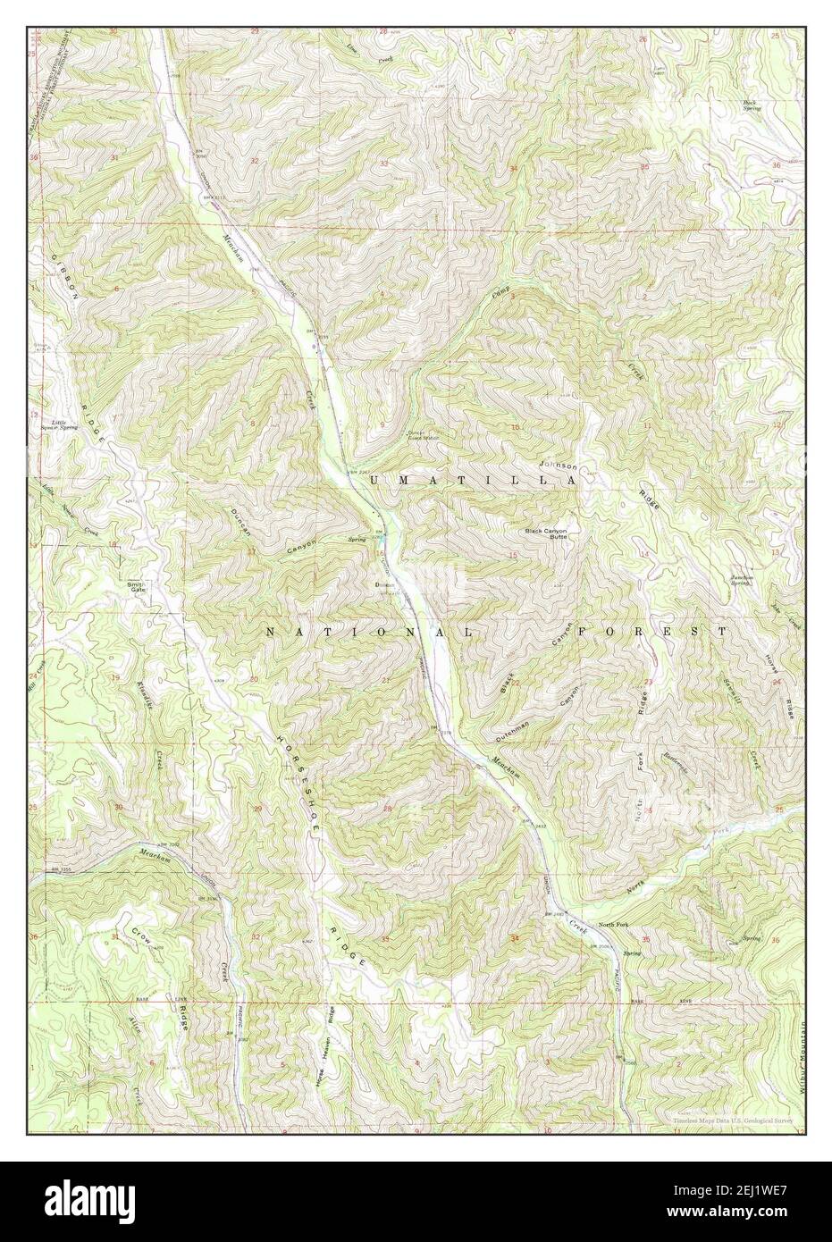 Duncan, Oregon, map 1964, 1:24000, United States of America by Timeless ...