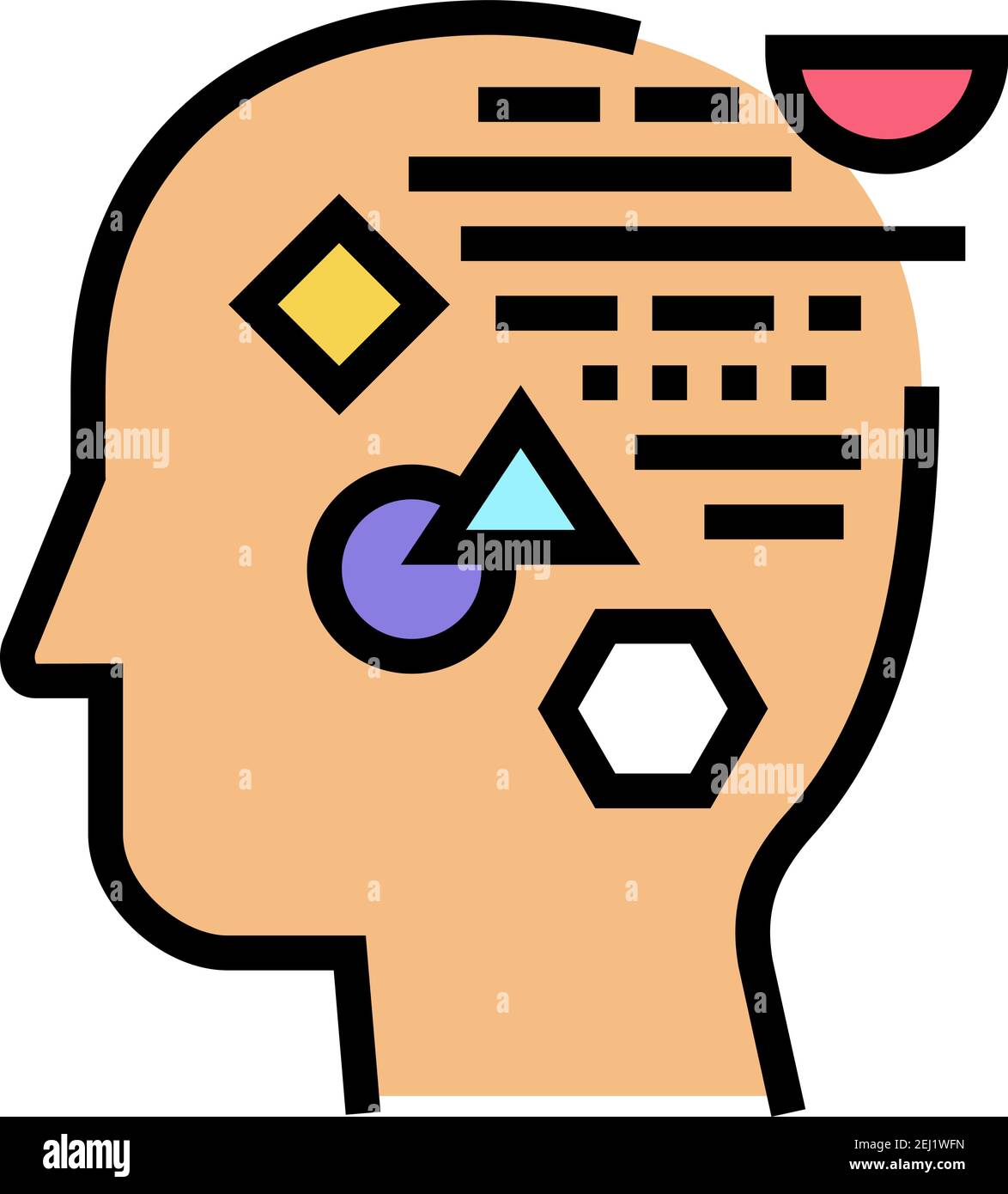 logic philosophy color icon vector illustration Stock Vector Image ...
