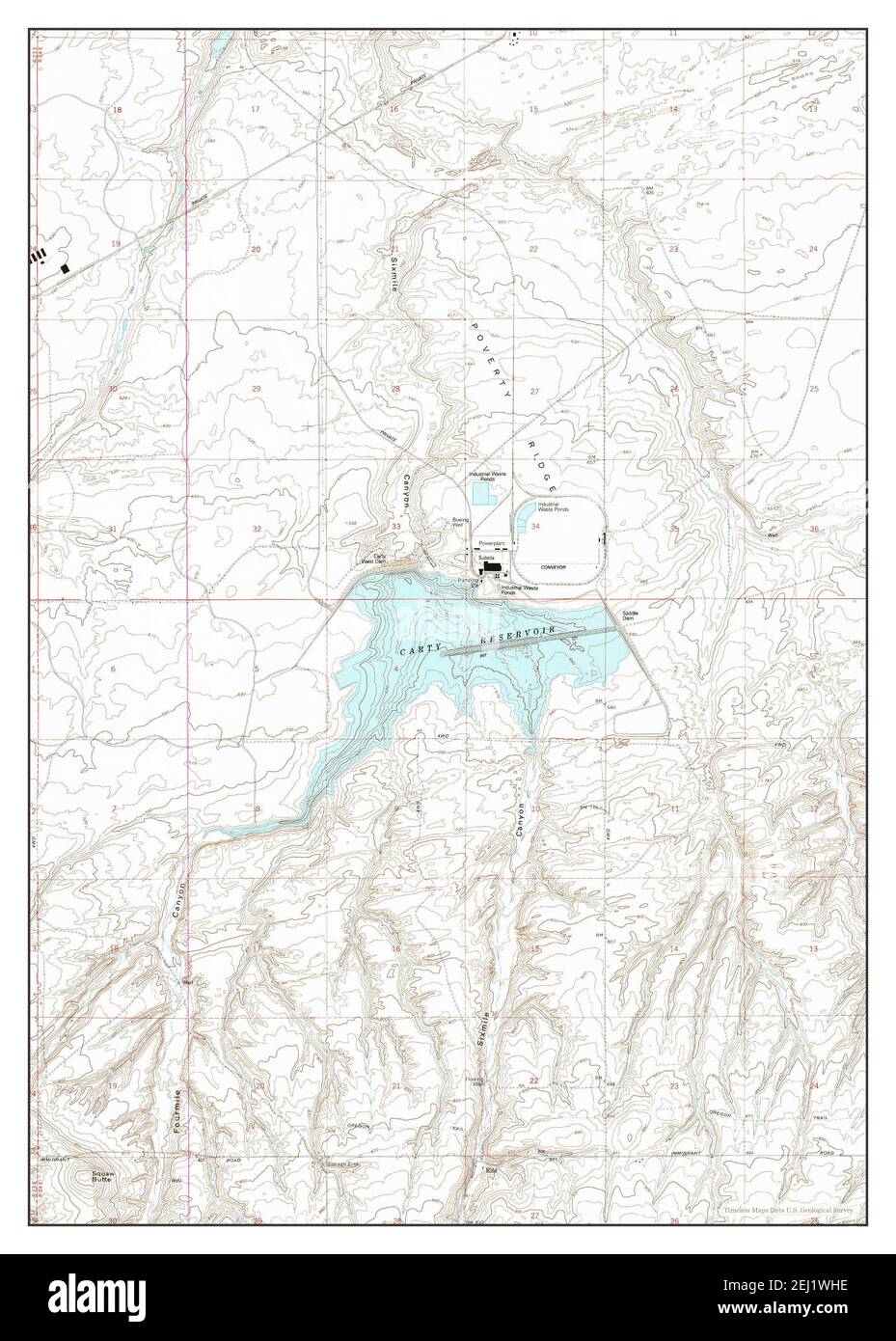 Ella, Oregon, map 1993, 1:24000, United States of America by Timeless ...