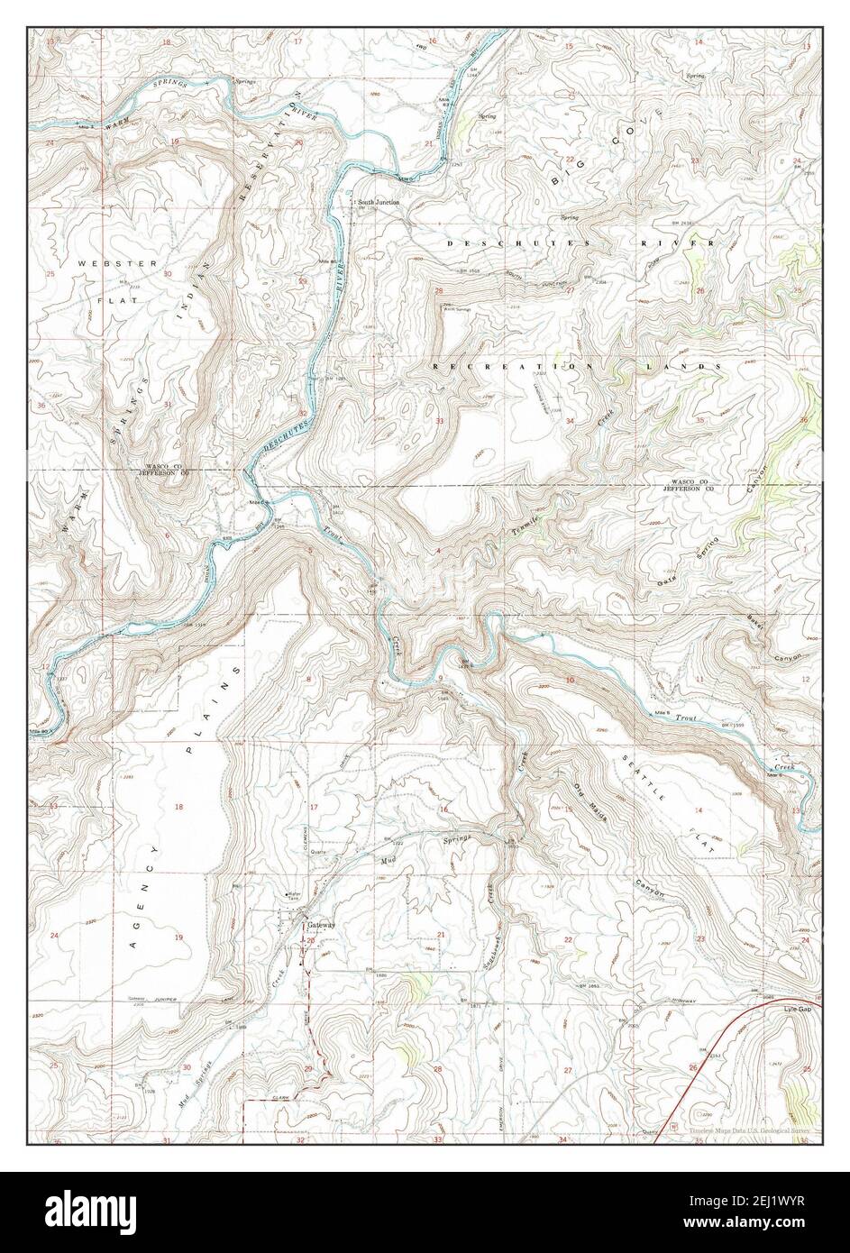 Gateway, Oregon, map 1962, 1:24000, United States of America by ...
