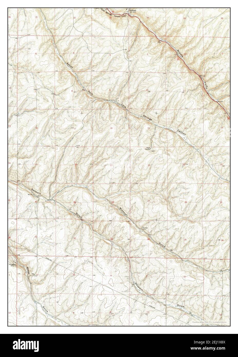 Holdman, Oregon, map 1966, 1:24000, United States of America by ...