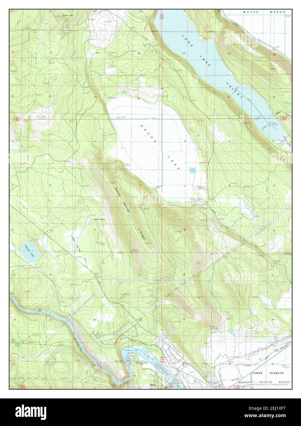 Keno oregon map hi-res stock photography and images - Alamy