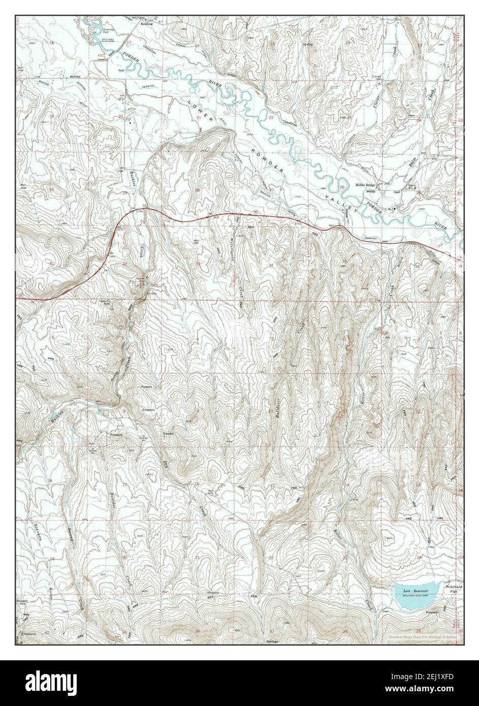 Keating, Oregon, map 1994, 1:24000, United States of America by ...