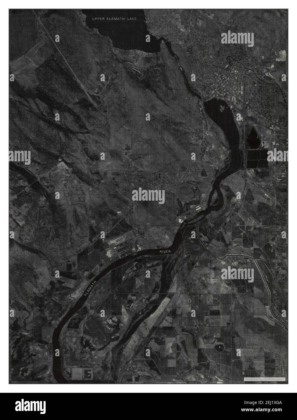 Map of klamath falls oregon hi-res stock photography and images - Alamy