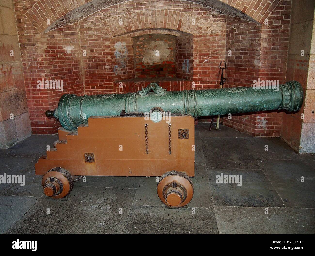 cannon in Fort Point National Historic Site, in San Francisco ...