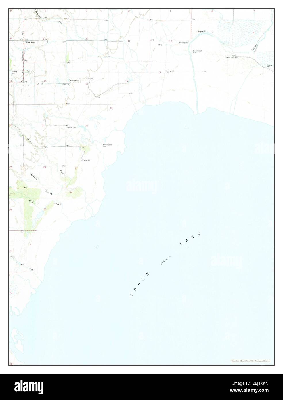 Lakeview SW, Oregon, map 1964, 1:24000, United States of America by ...