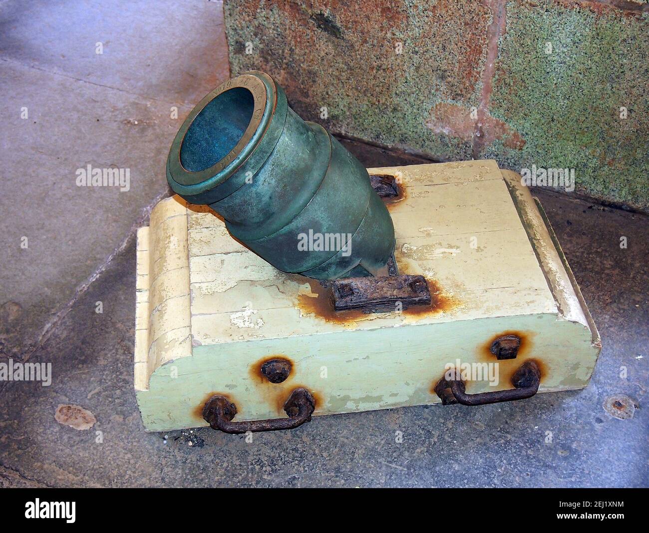 mortar in Fort Point National Historic Site, in San Francisco ...