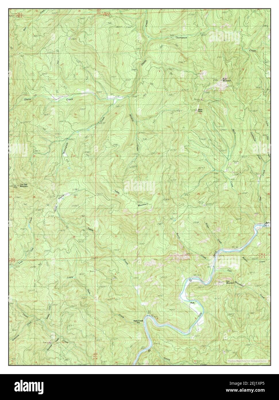 Map of live oak hi-res stock photography and images - Alamy