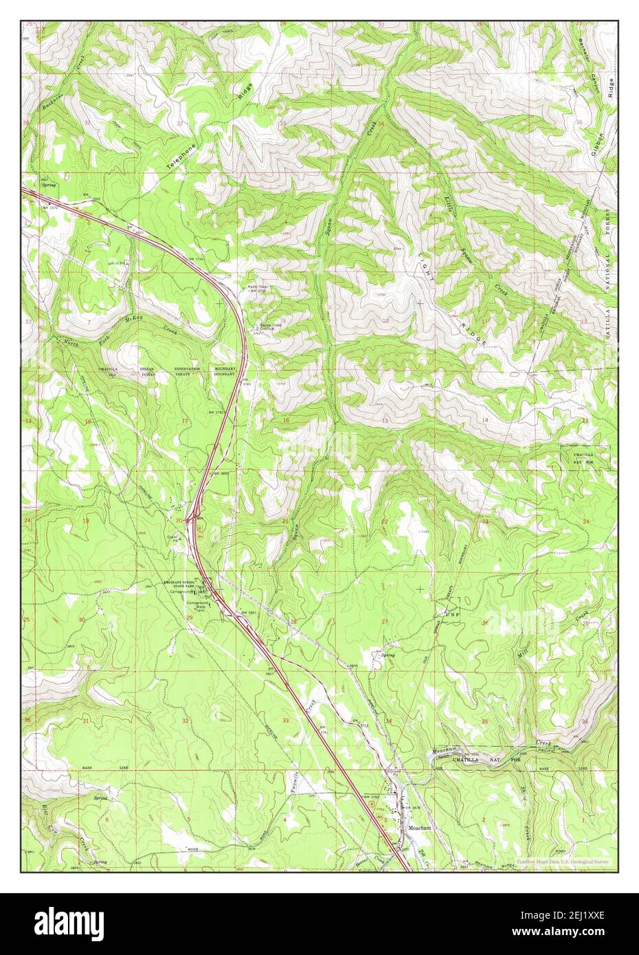 Meacham Oregon Map at Logan Lovelace blog