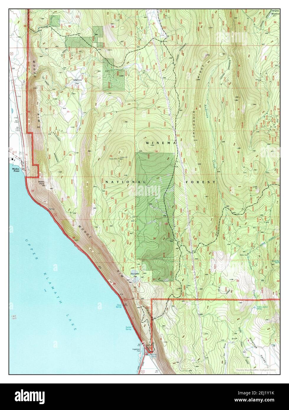 Modoc map hi-res stock photography and images - Alamy