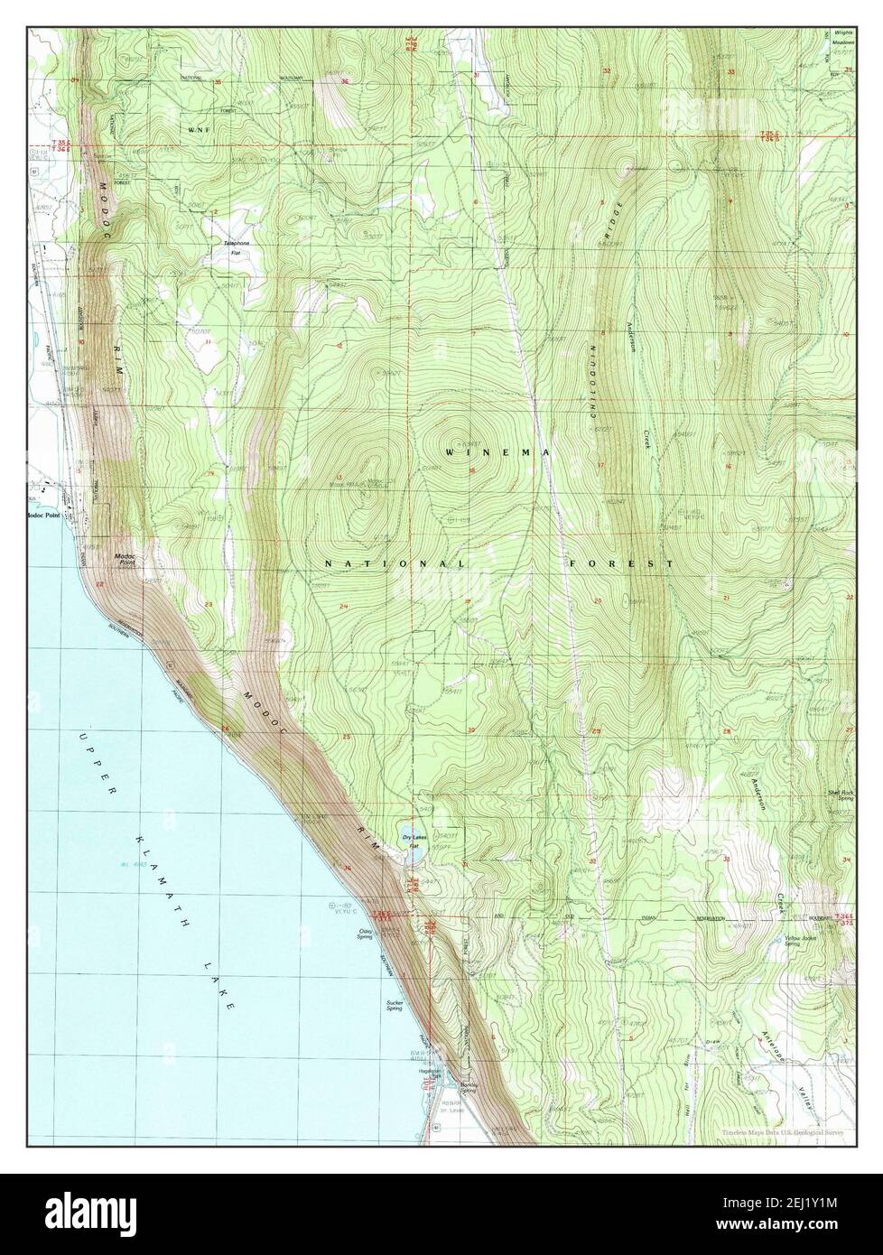 Modoc map hi-res stock photography and images - Alamy