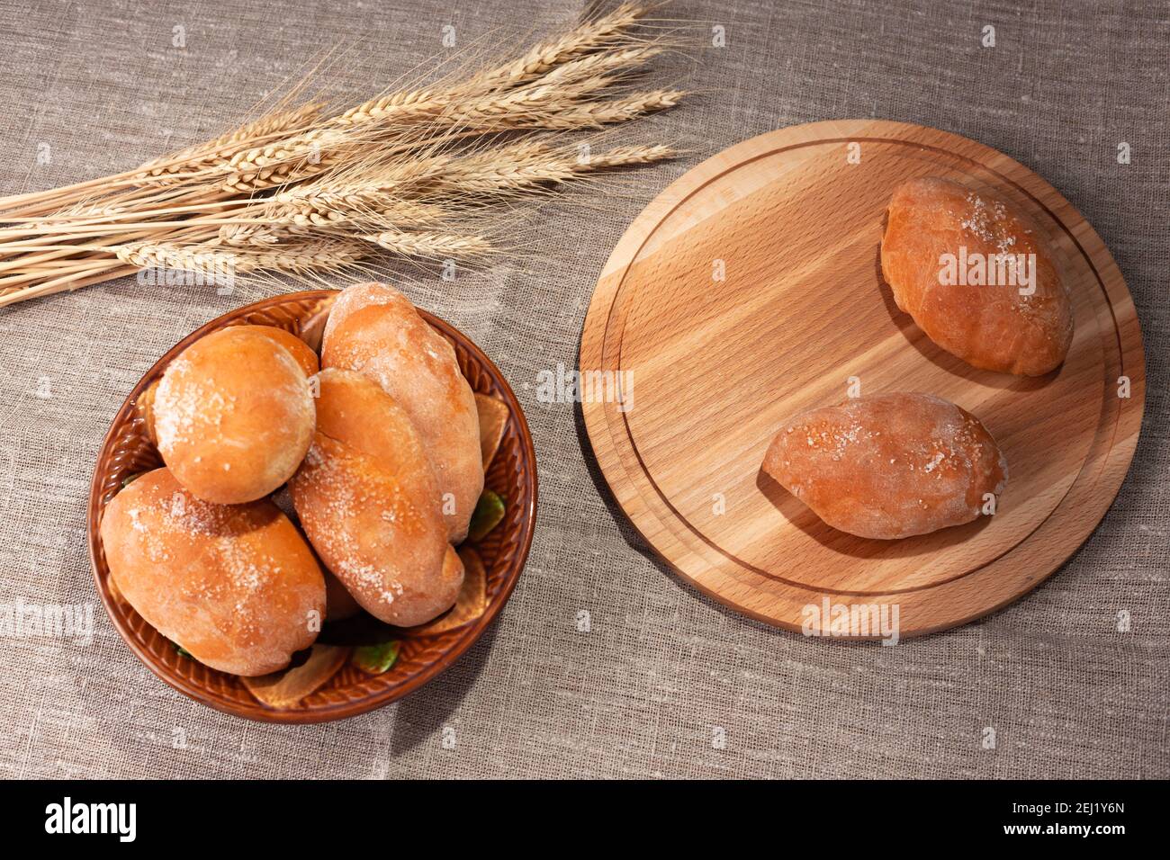 homemade pastries, top view Stock Photo - Alamy