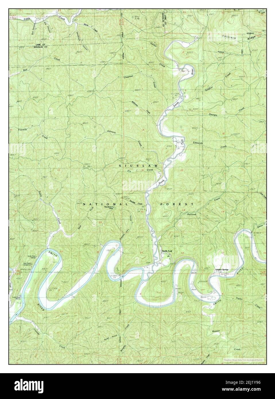 North Fork, Oregon, map 1984, 1:24000, United States of America by ...