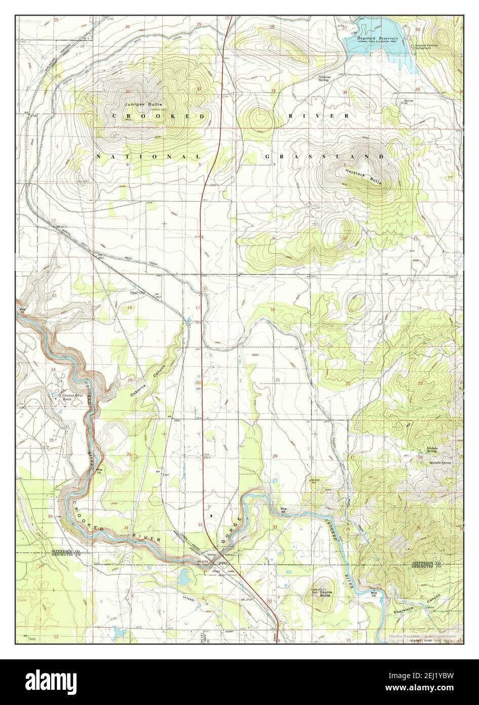 Opal City, Oregon, map 1985, 1:24000, United States of America by ...