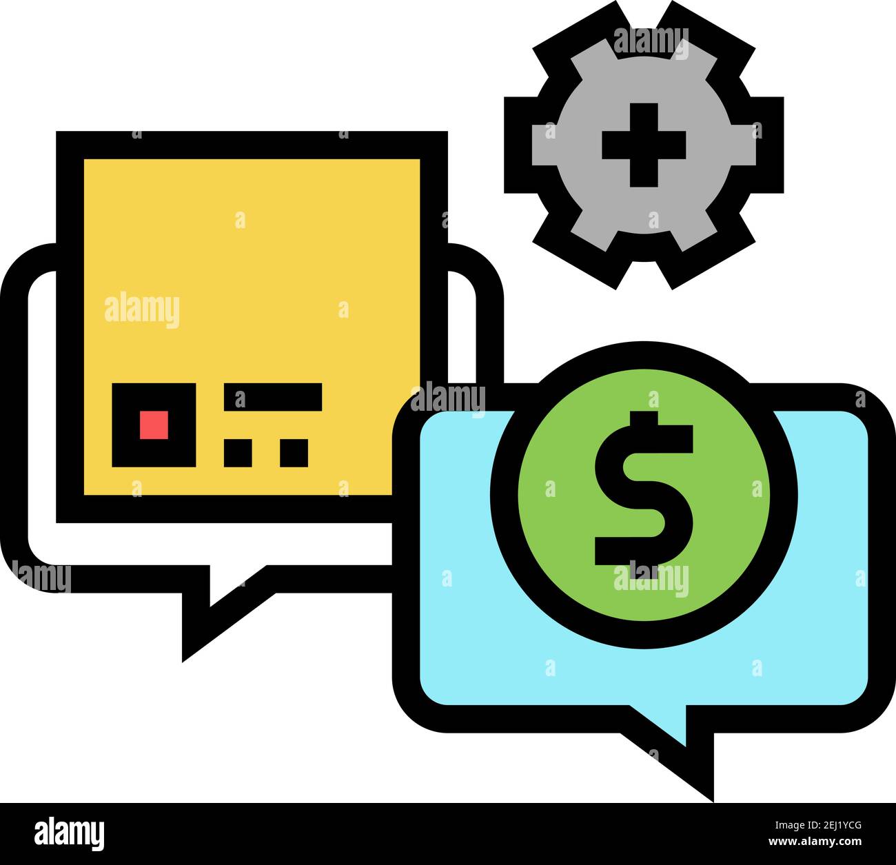 procurement process color icon vector illustration Stock Vector Image ...