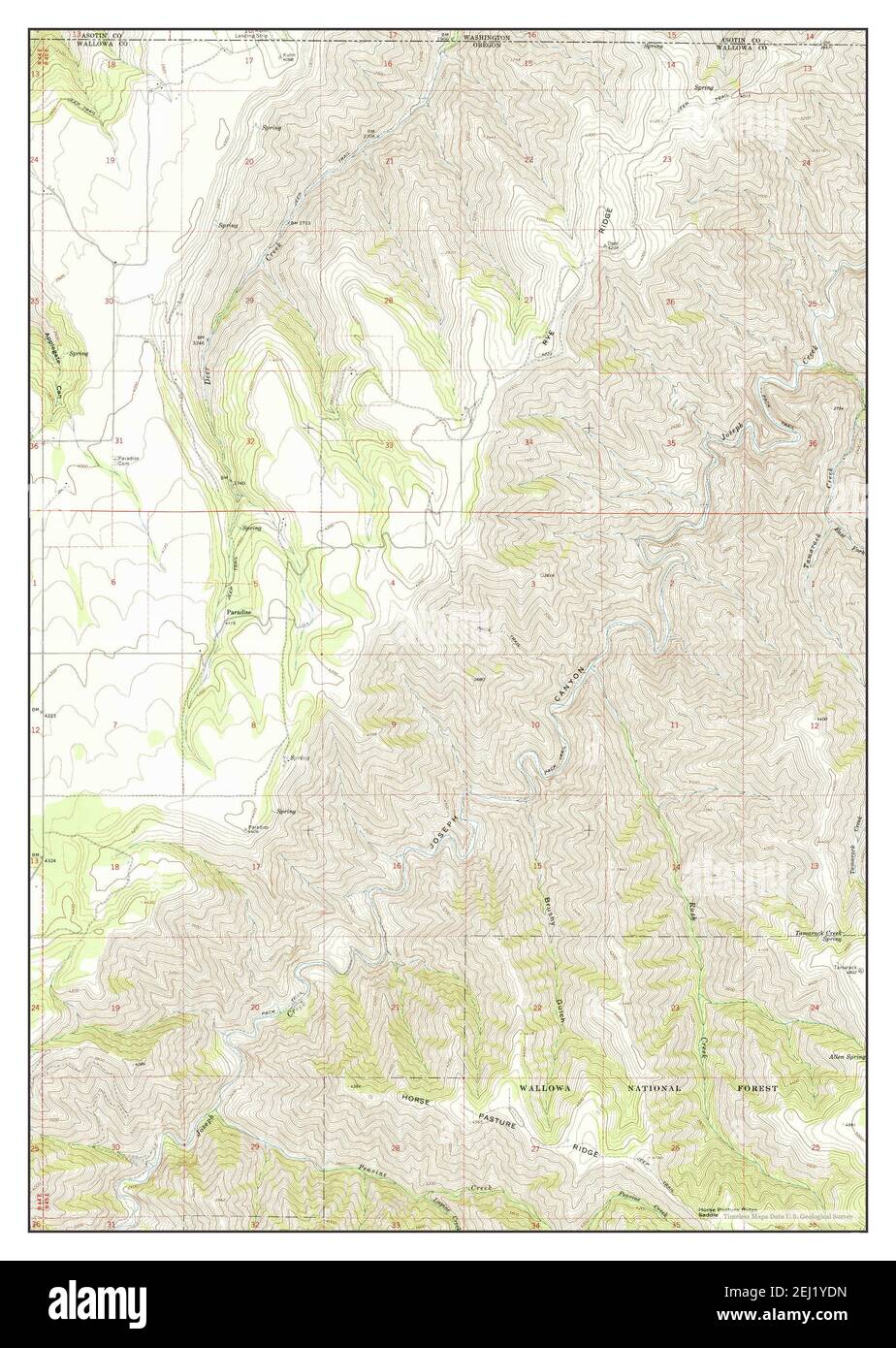 Paradise, Oregon, map 1967, 1:24000, United States of America by ...