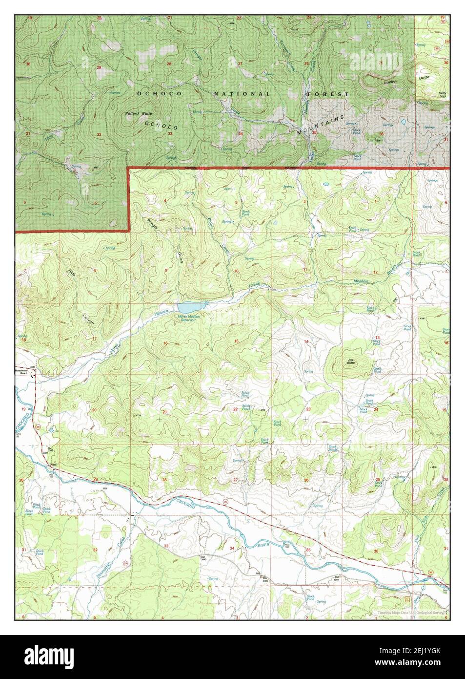 Post, Oregon, map 1992, 1:24000, United States of America by Timeless ...